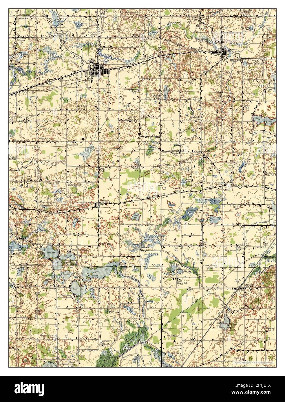 Old map of hartford Cut Out Stock Images & Pictures - Alamy