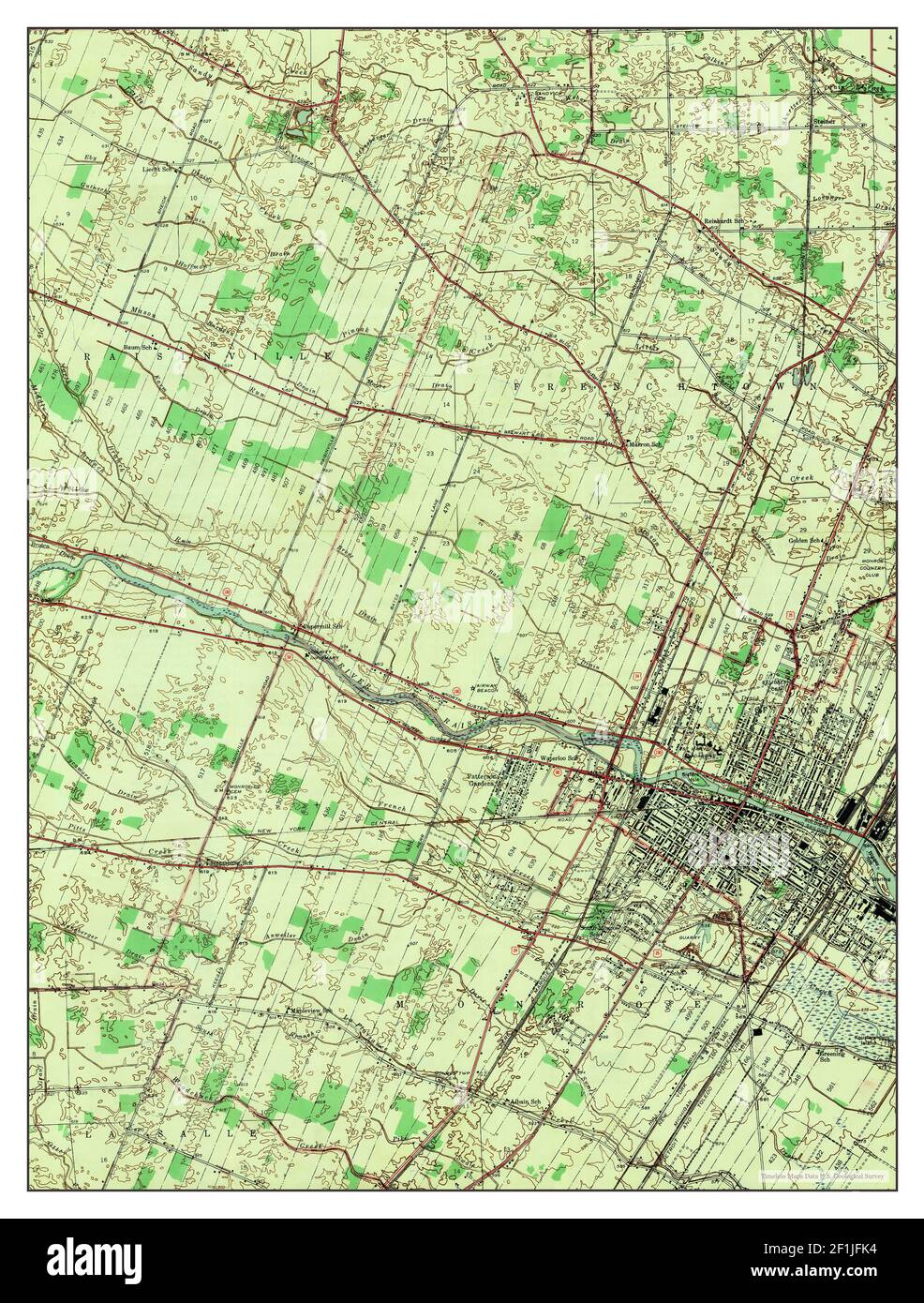 Map Of Monroe Michigan Streets Monroe County, D Maps.com: Free Map,
