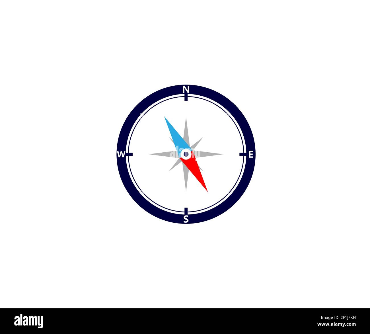 Vector illustration. Compass navigation icon Stock Vector Image & Art ...