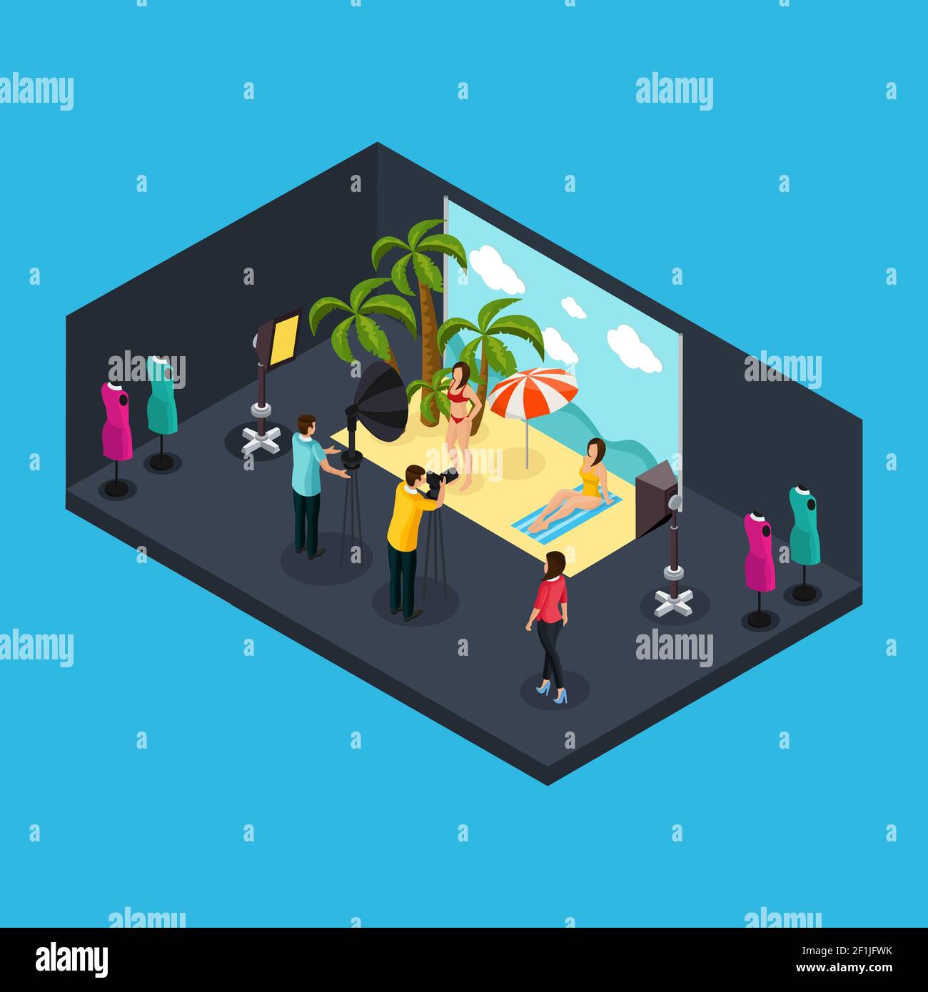 Studio models Stock Vector Images - Alamy
