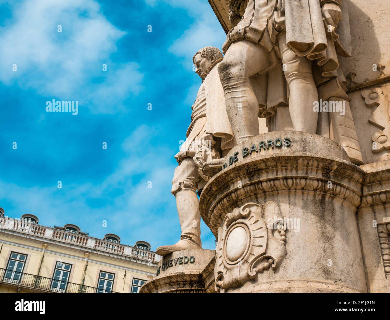 The monument of the poet Luis de Camoes Stock Photo - Alamy