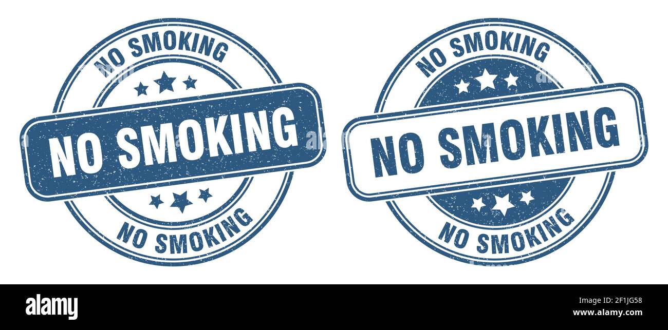 no smoking stamp. no smoking sign. round grunge label Stock Vector ...