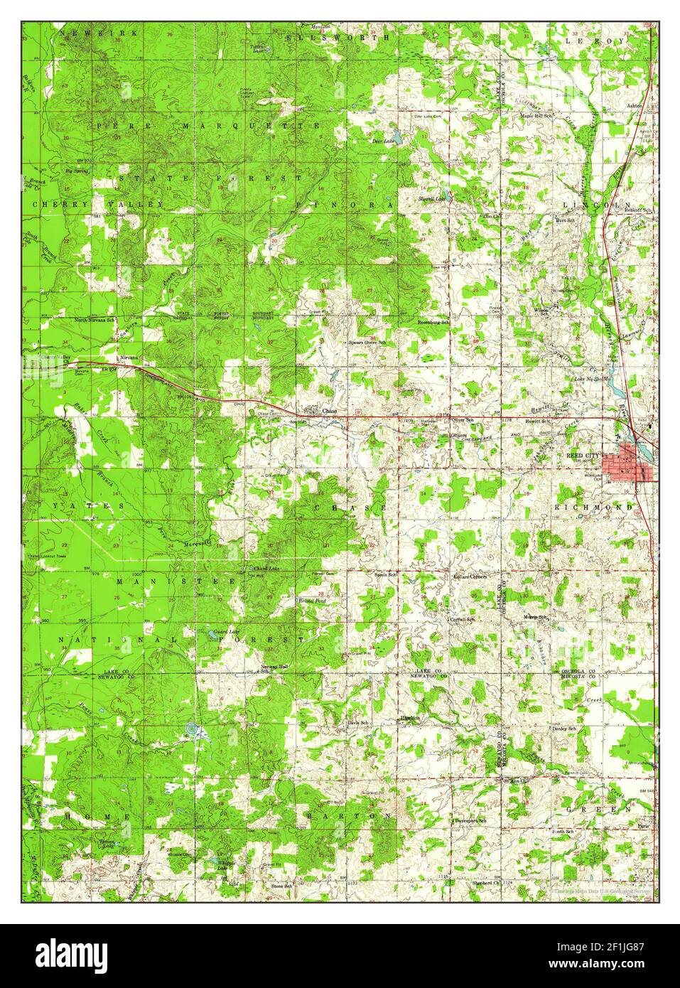 Map of reed Cut Out Stock Images & Pictures - Alamy