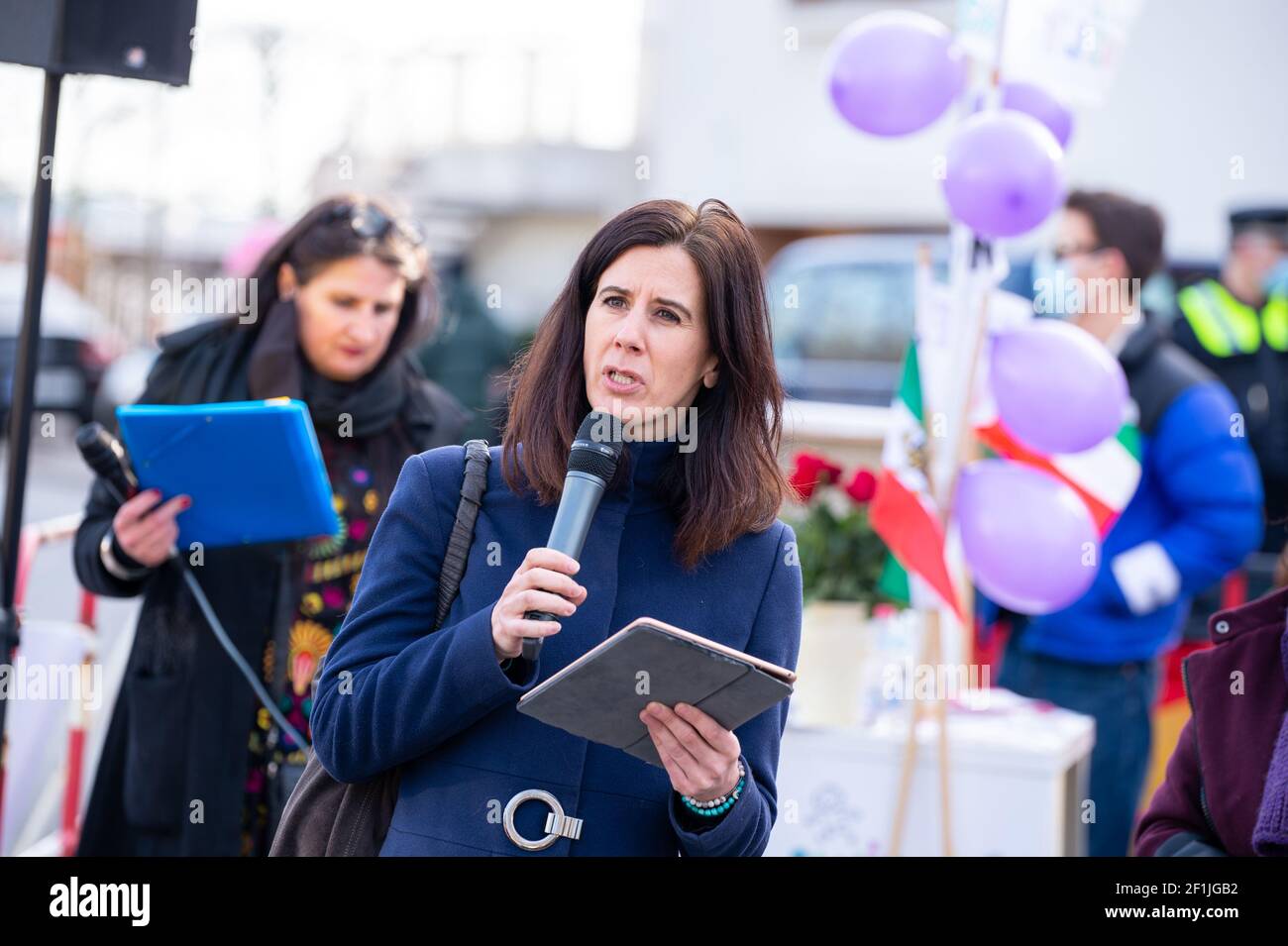 Hamburg, Germany. 08th Mar, 2021. Katja Suding, FDP member of the ...