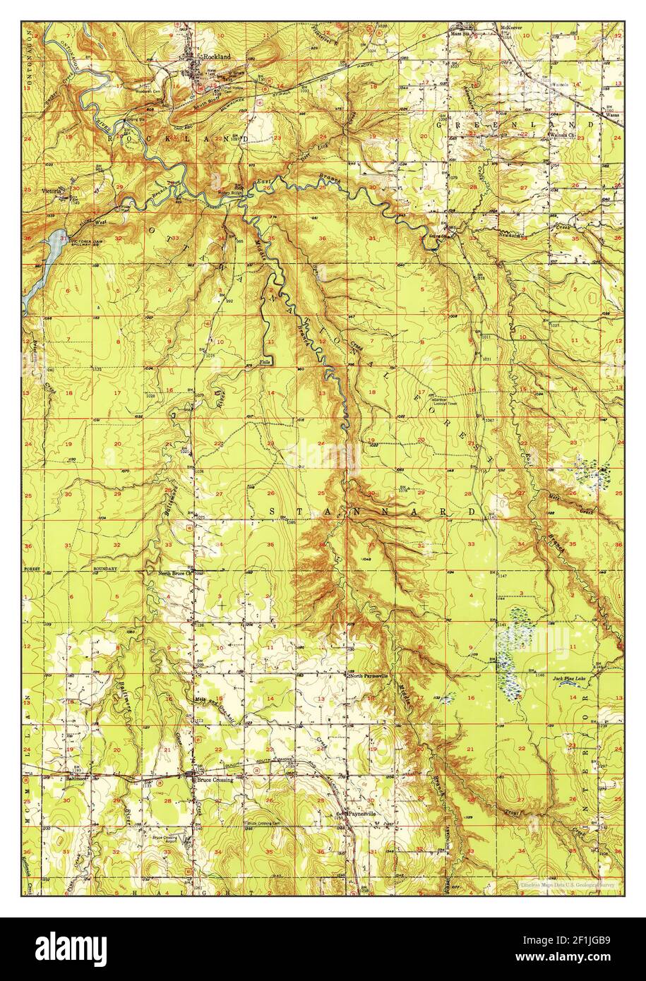 Old map of rockland county hi-res stock photography and images - Alamy