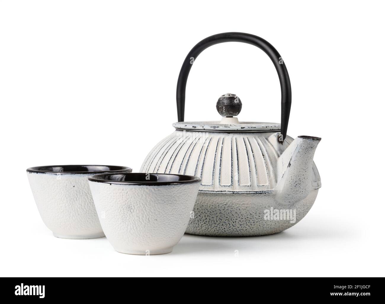 Top view blue teapot hi-res stock photography and images - Alamy