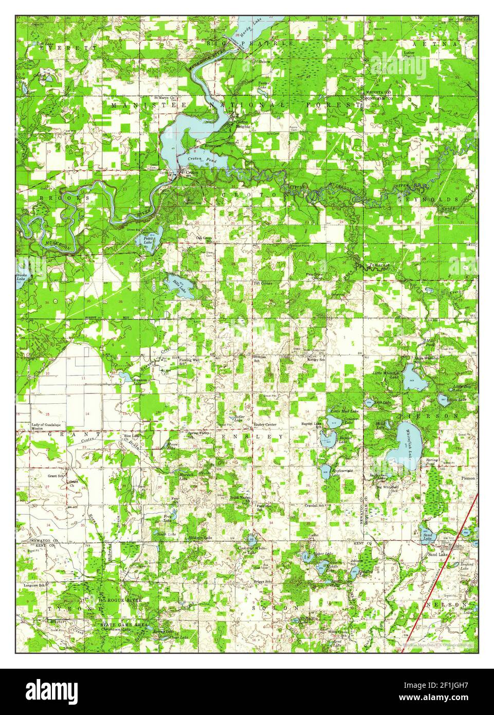 Vector Vectors Lake Michigan Map Map High Resolution Stock Photography ...