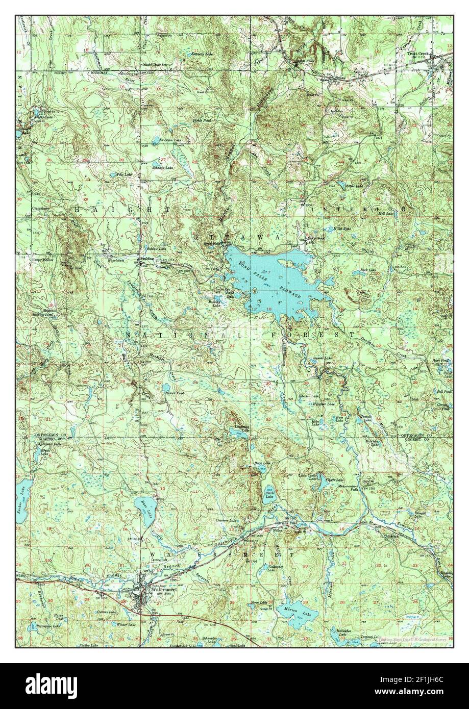 Watersmeet road hi-res stock photography and images - Alamy