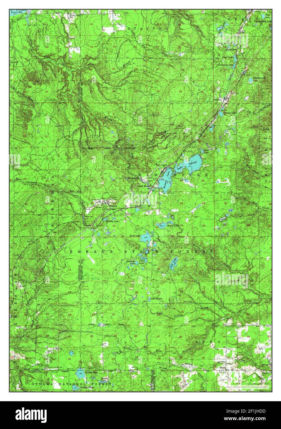 Map of winona hi-res stock photography and images - Alamy