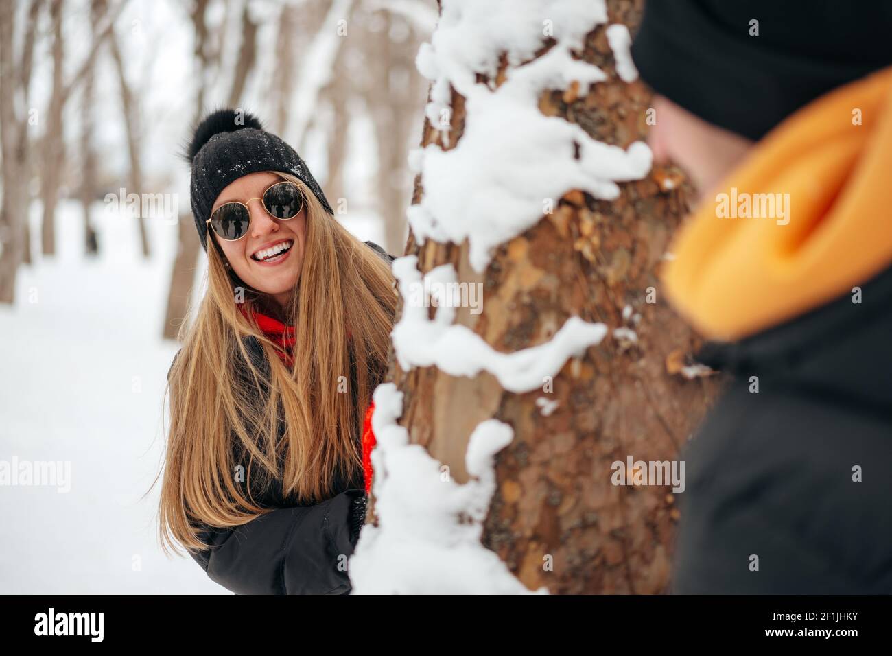 Hide and seek with friends hi-res stock photography and images - Alamy