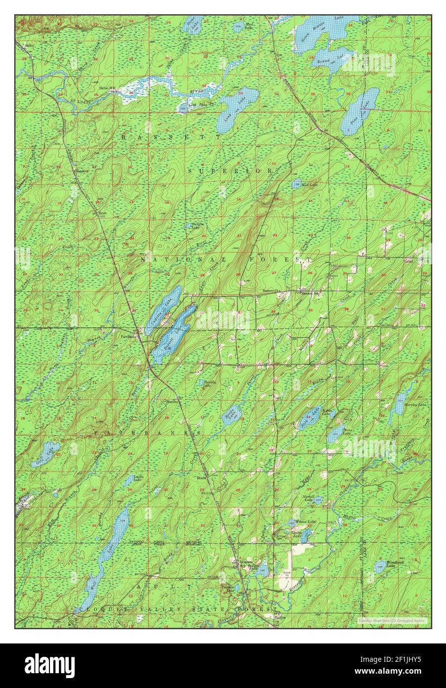 Brimson, Minnesota, map 1957, 1:62500, United States of America by ...
