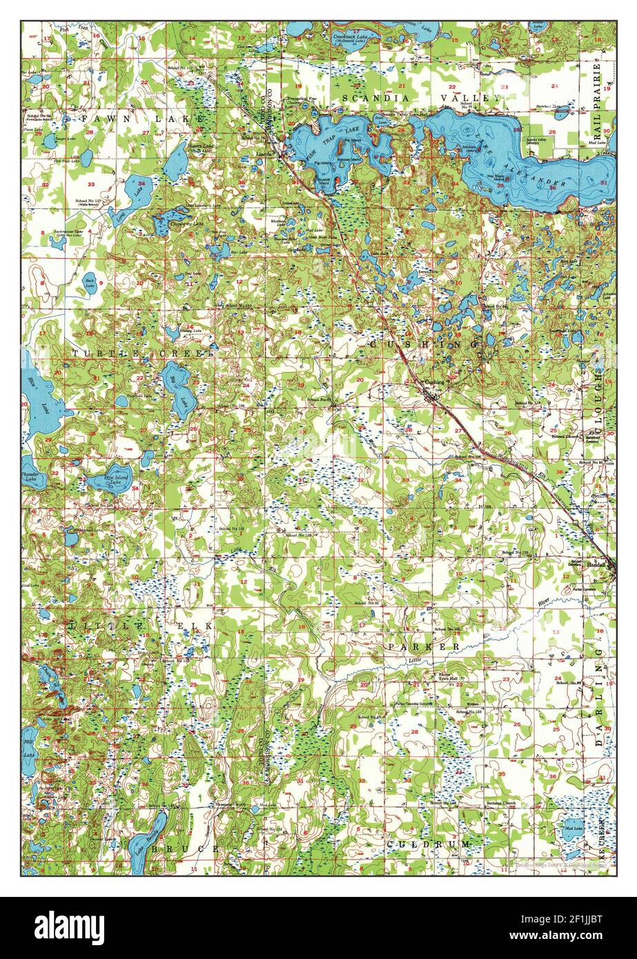 Map of cushing hi-res stock photography and images - Alamy
