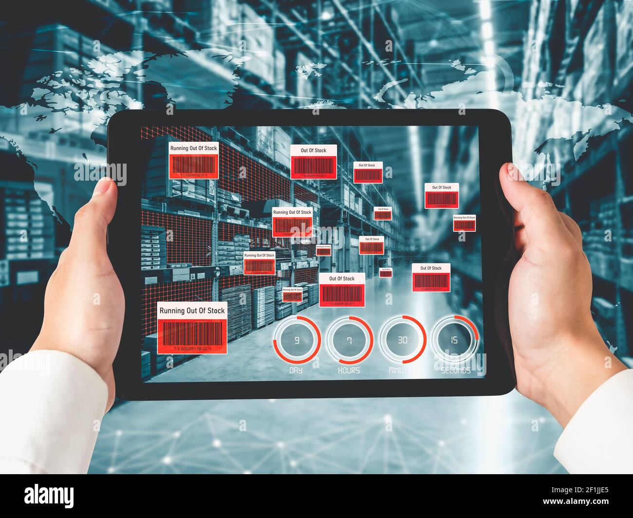 Smart warehouse management system using augmented reality technology to identify package picking ...