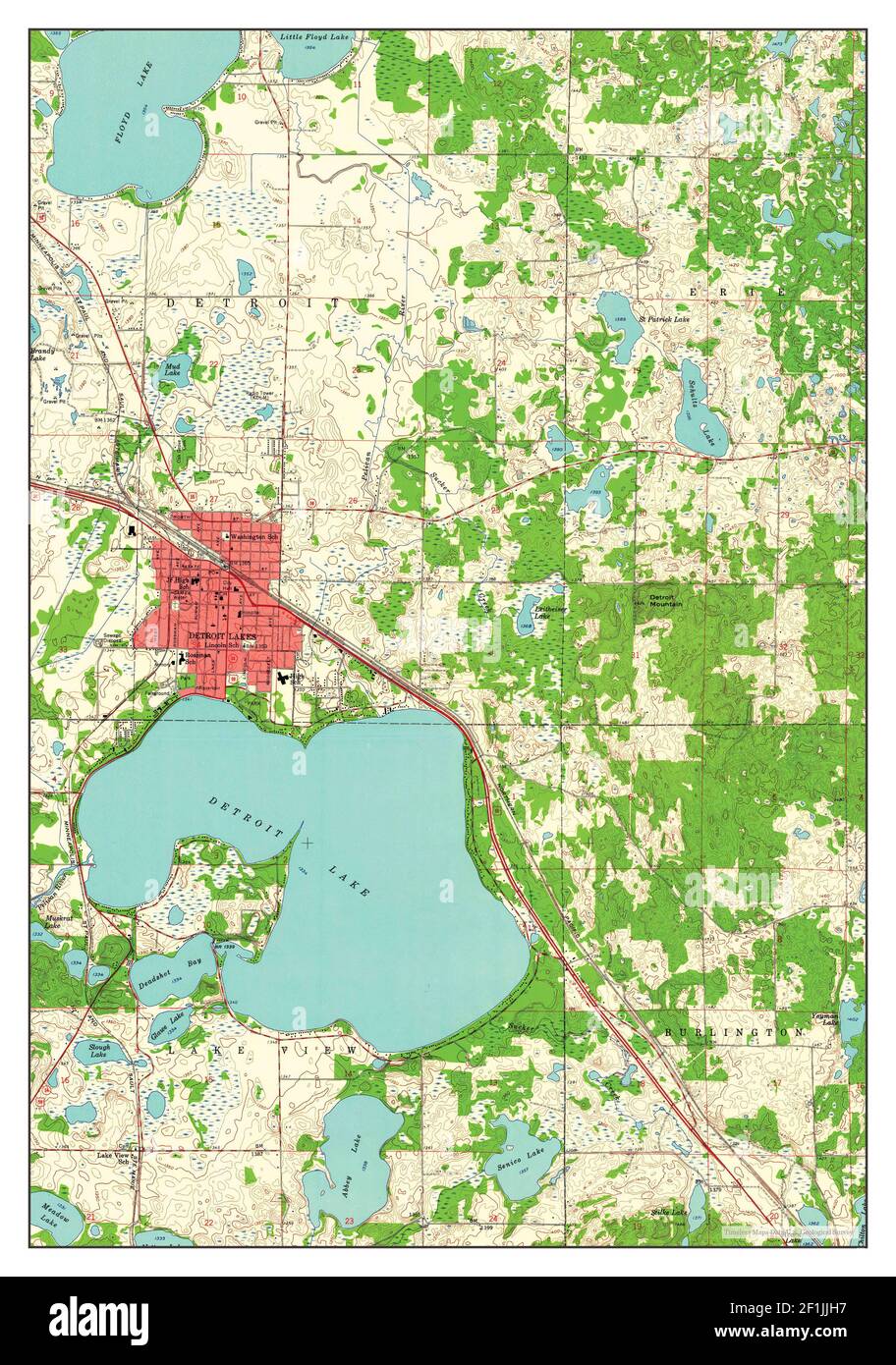 Detroit Lakes Map