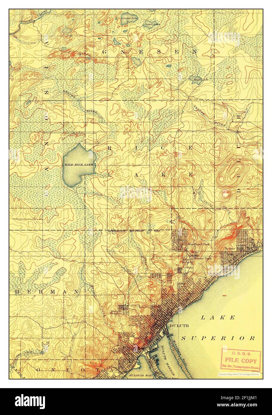 Map of duluth hi-res stock photography and images - Alamy