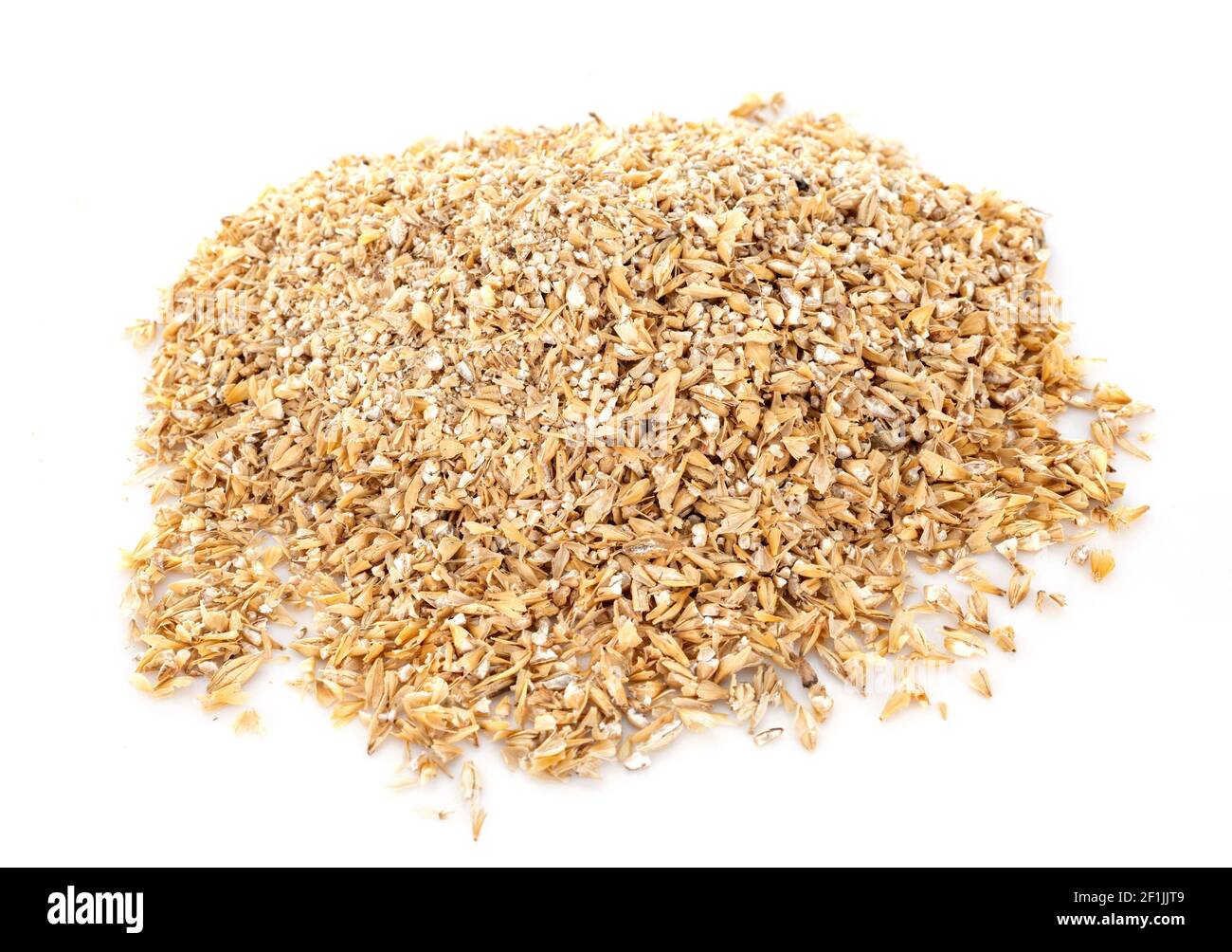 barley seeds in front of white background Stock Photo - Alamy