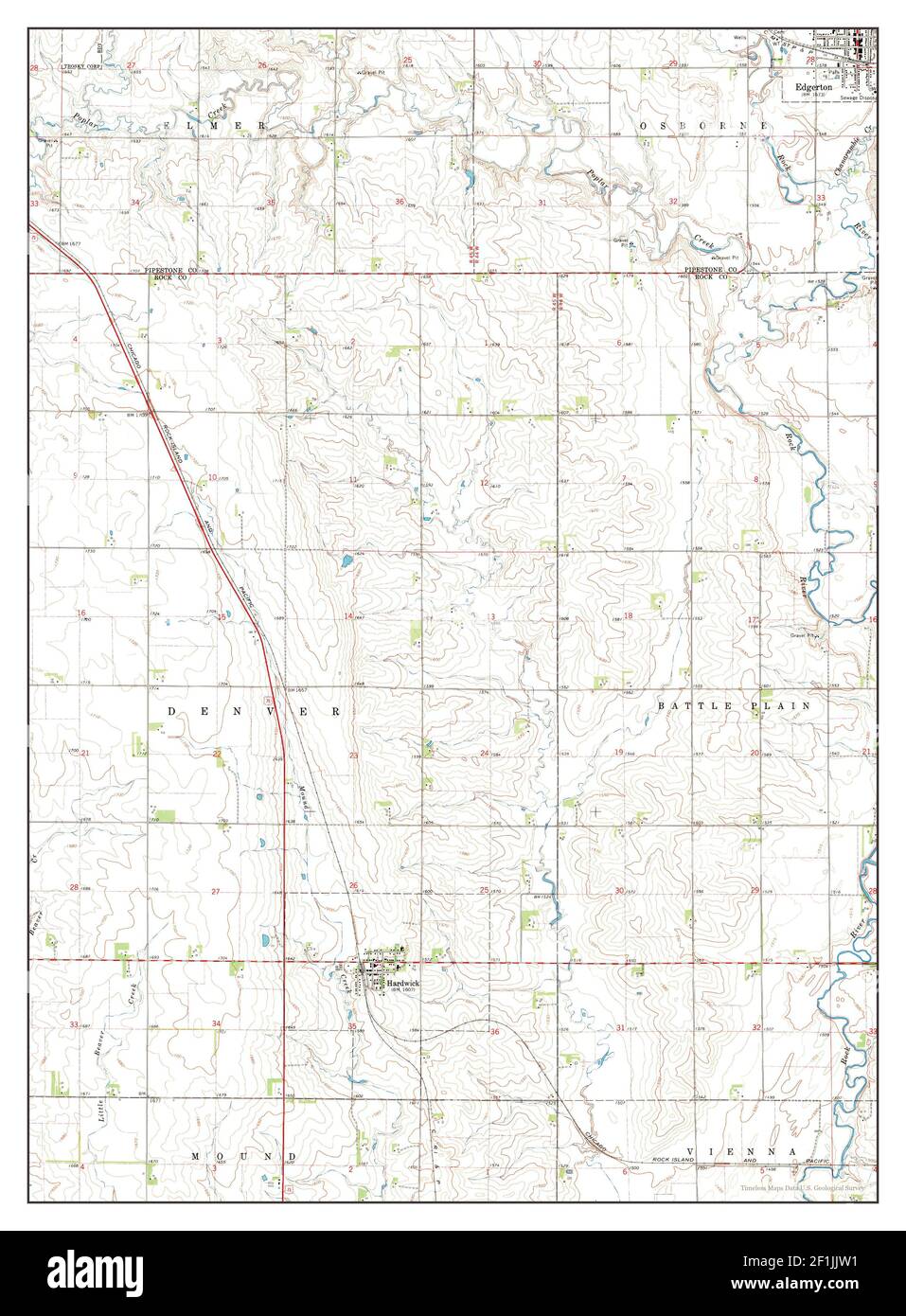 Edgerton map hi-res stock photography and images - Alamy