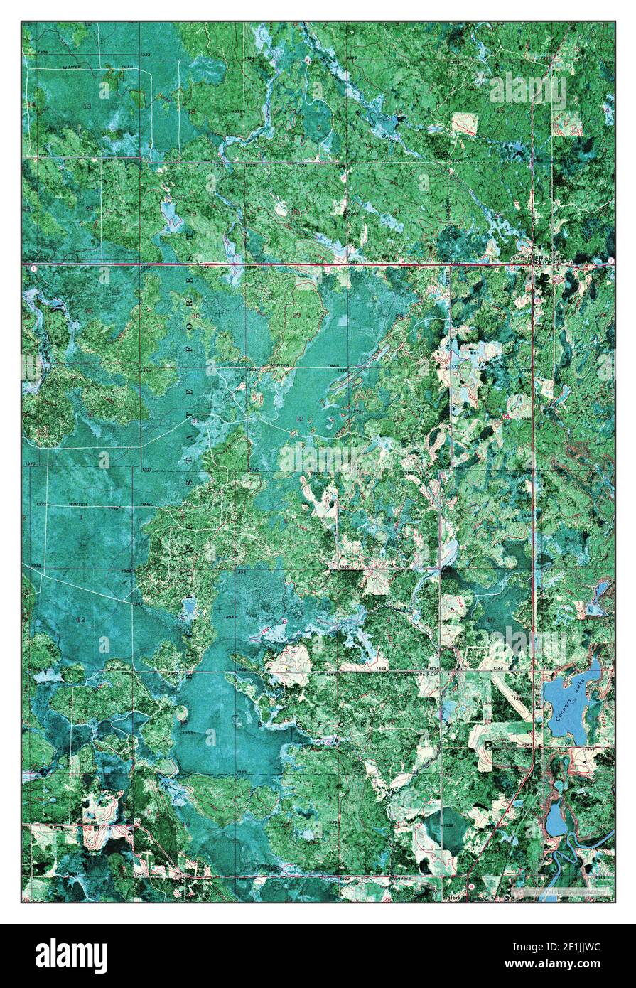 Map of effie minnesota Cut Out Stock Images & Pictures - Alamy