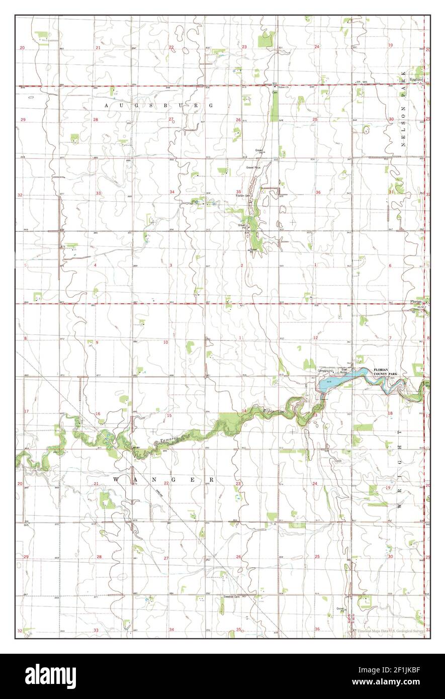 Florian, Minnesota, map 1982, 1:24000, United States of America by ...