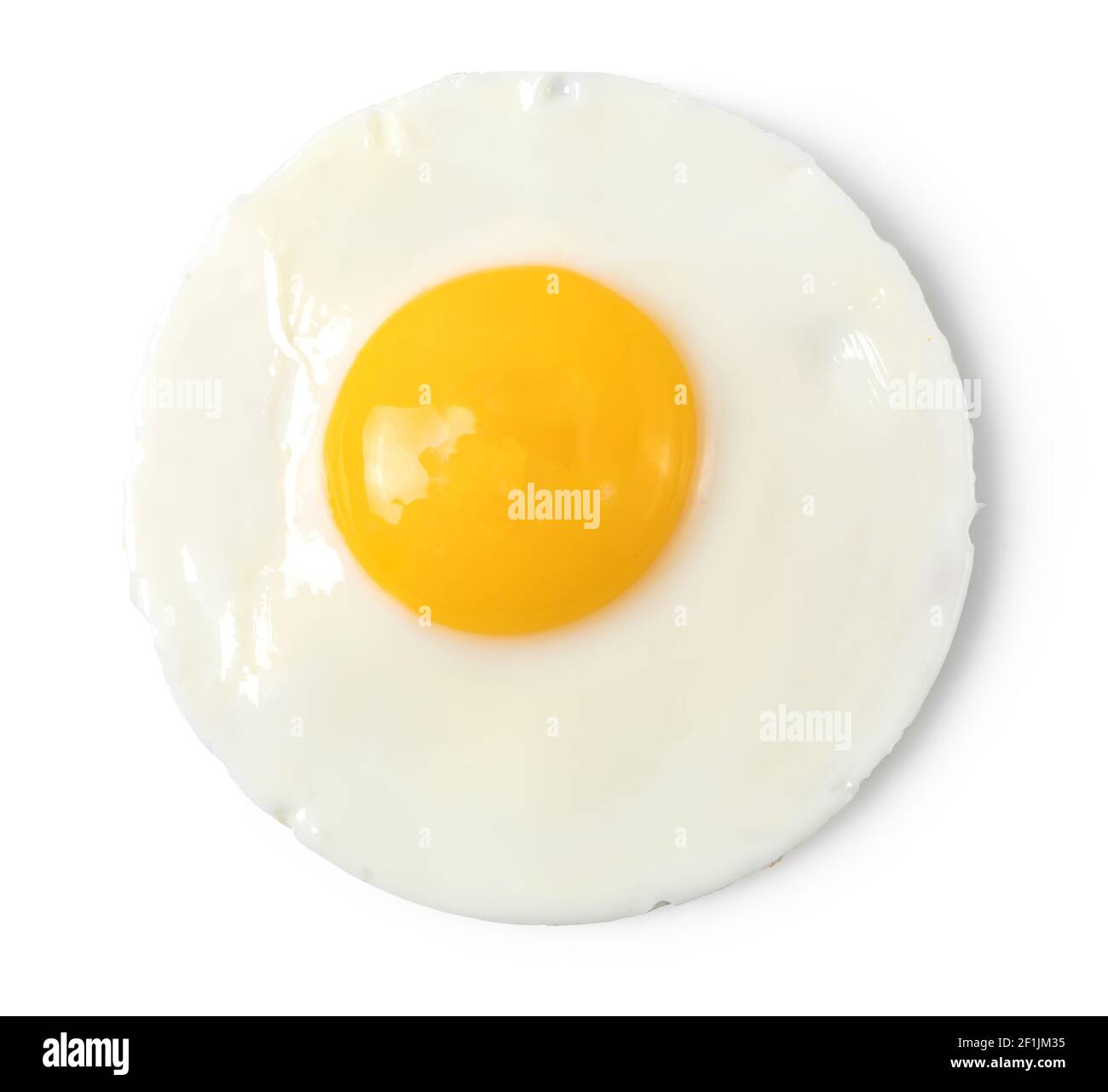 Fried eggs top view Cut Out Stock Images & Pictures - Alamy