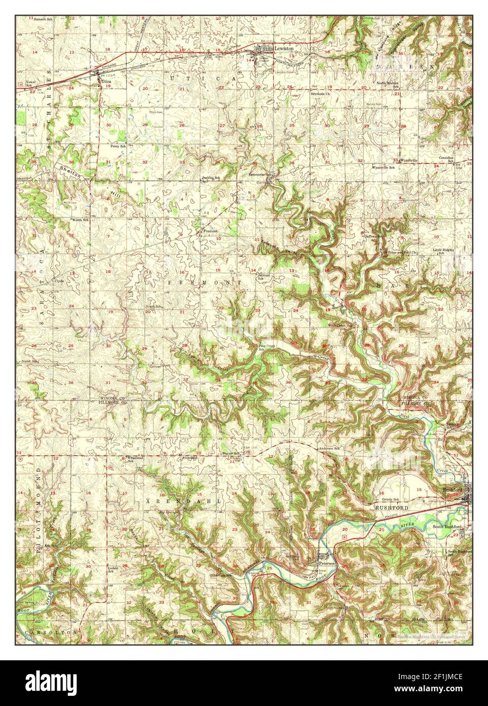 Lewiston map hi-res stock photography and images - Alamy