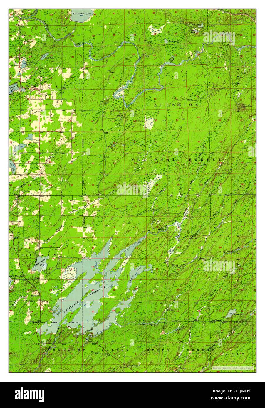 Markham, Minnesota, map 1957, 1:62500, United States of America by ...
