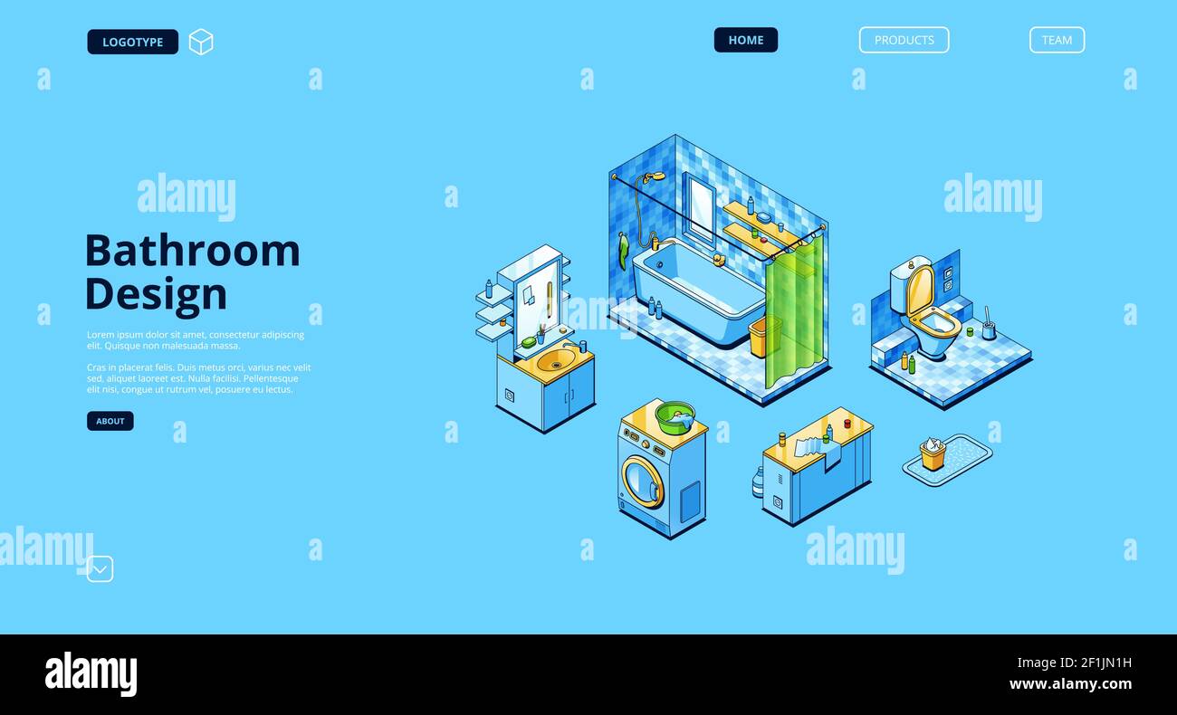 Linear Vector Bathroom Plan Of The Restroom With Toilet Partitions