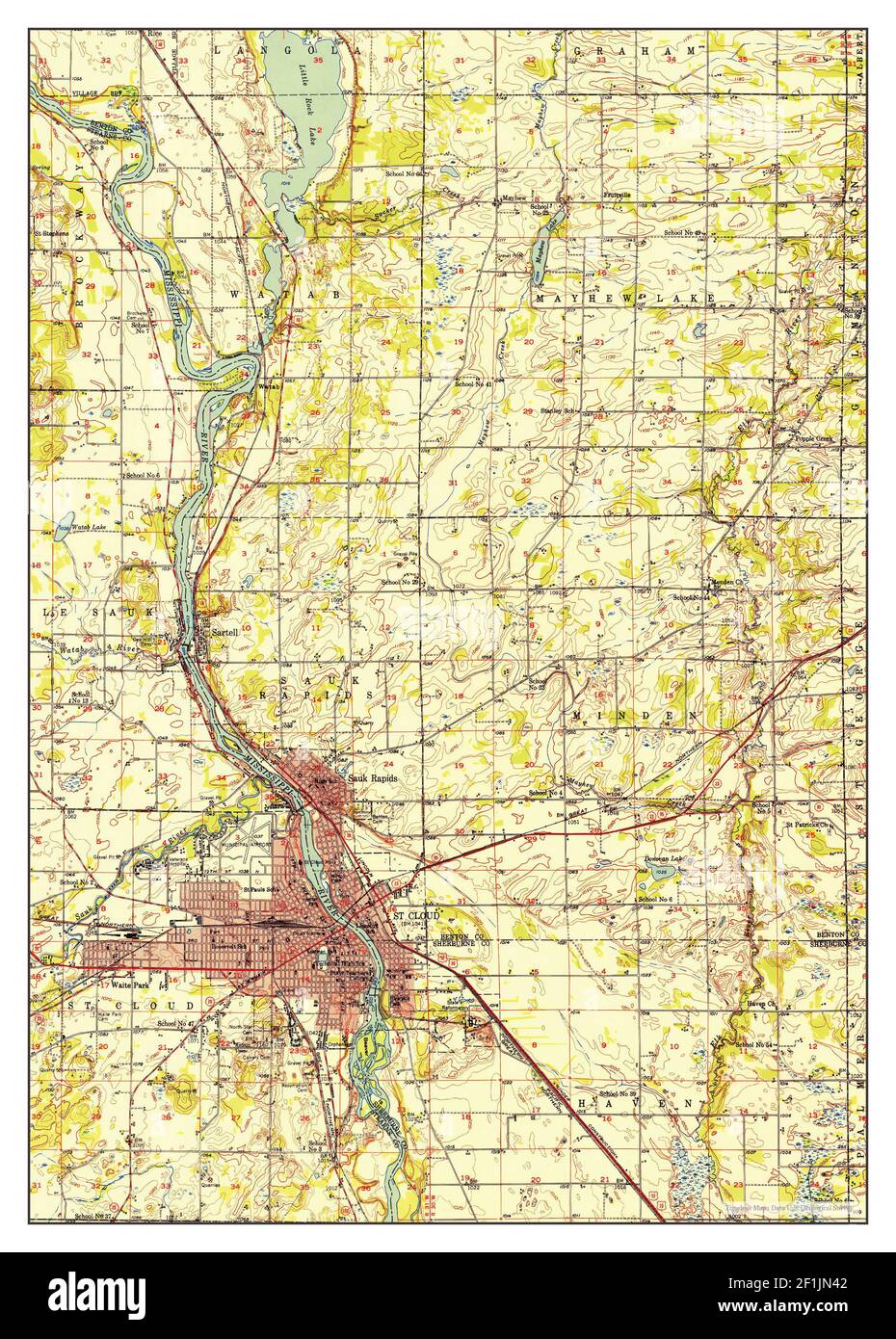 Map Of St Cloud High Resolution Stock Photography and Images - Alamy