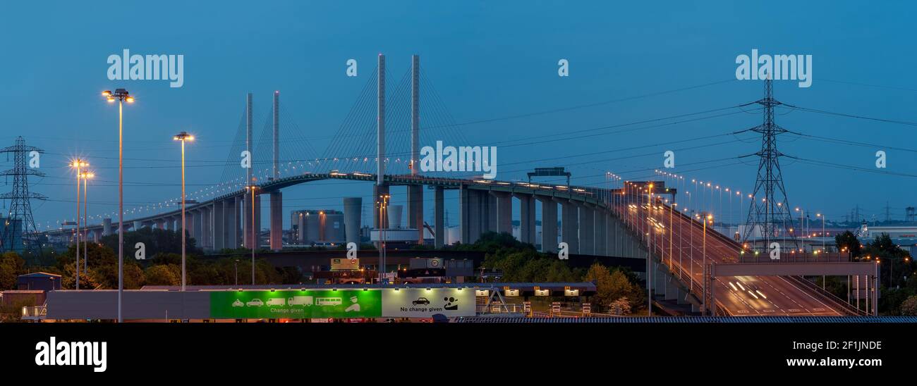 Queen elizabeth bridge at the dartford crossing hi-res stock ...