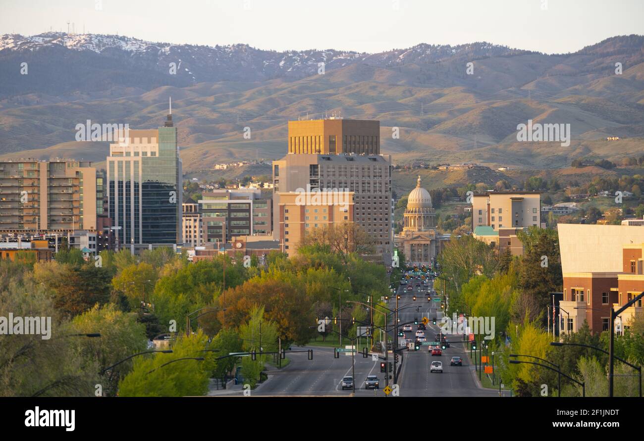 Boise idaho aerial hi-res stock photography and images - Alamy