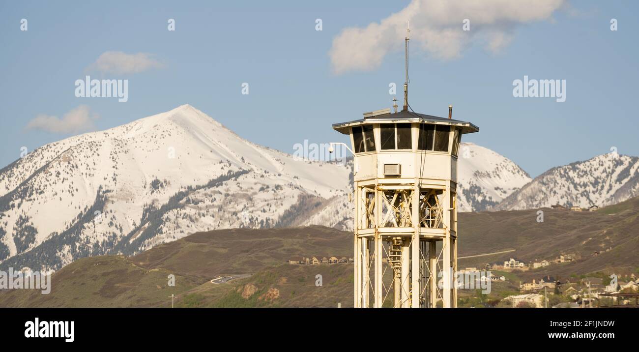 Prison guard tower hi-res stock photography and images - Alamy