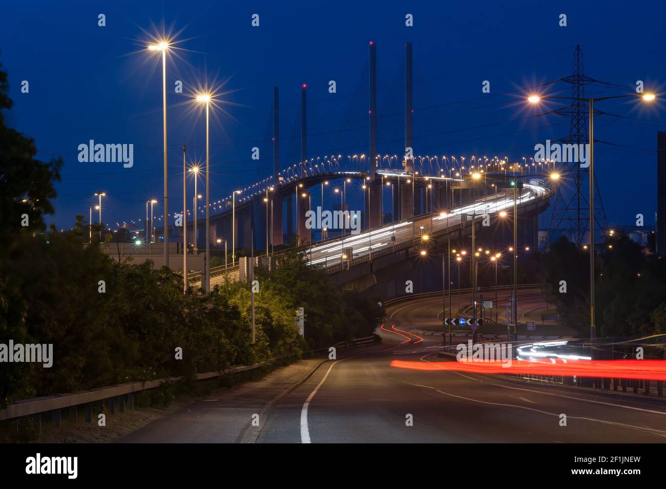 Queen elizabeth bridge at the dartford crossing hi-res stock ...