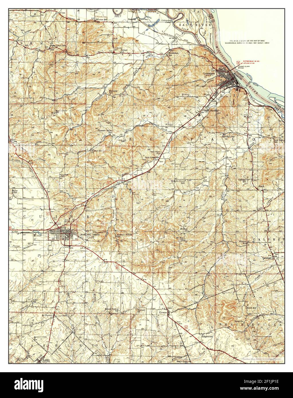 Old map of bowling green hi-res stock photography and images - Alamy