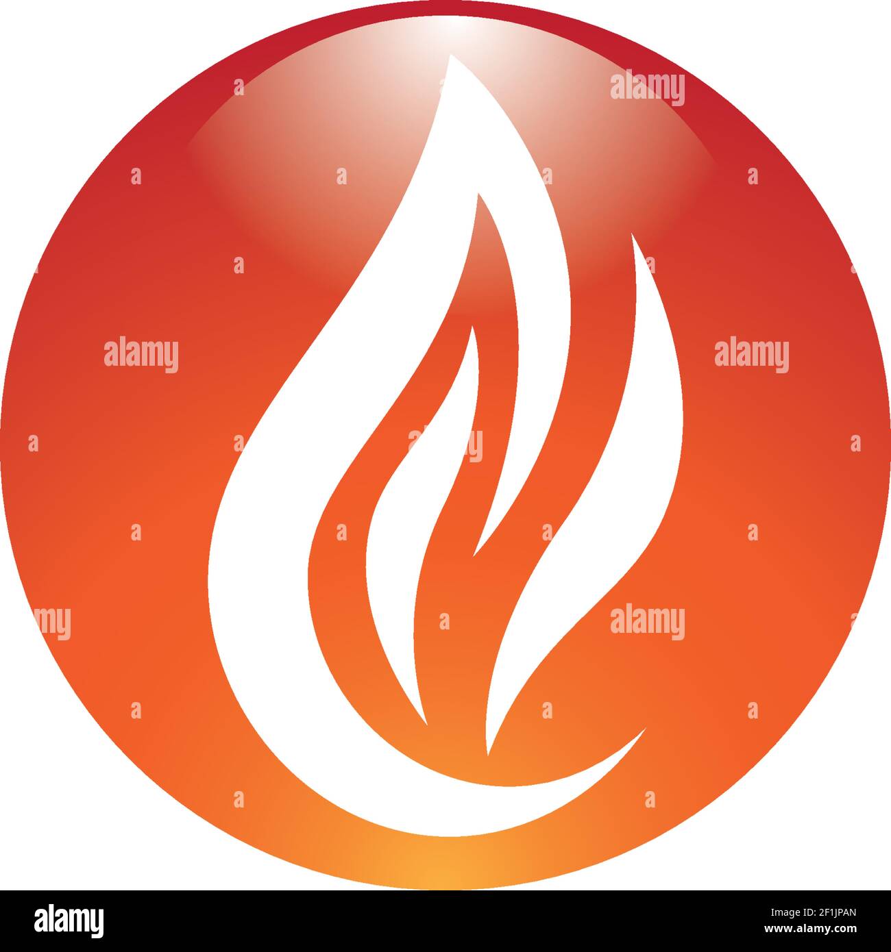 Fire flame Logo Template vector icon Oil, gas and energy logo concept ...
