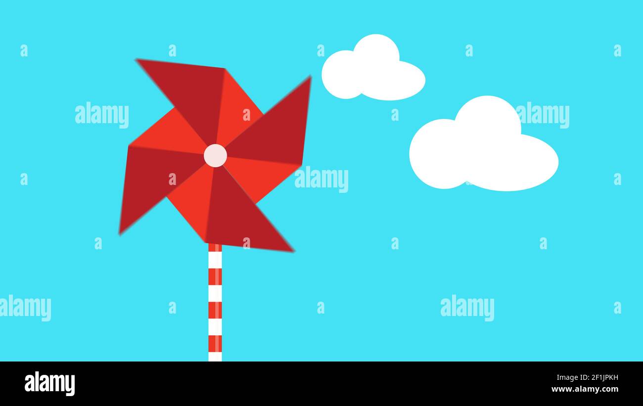 Girl with a pinwheel hi-res stock photography and images - Alamy