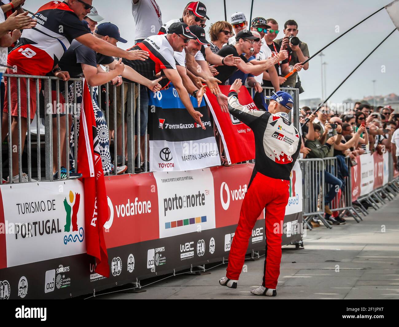 podium ambiance TANAK ott (EST), TOYOTA YARIS WRC, TOYOTA GAZOO RACING ...