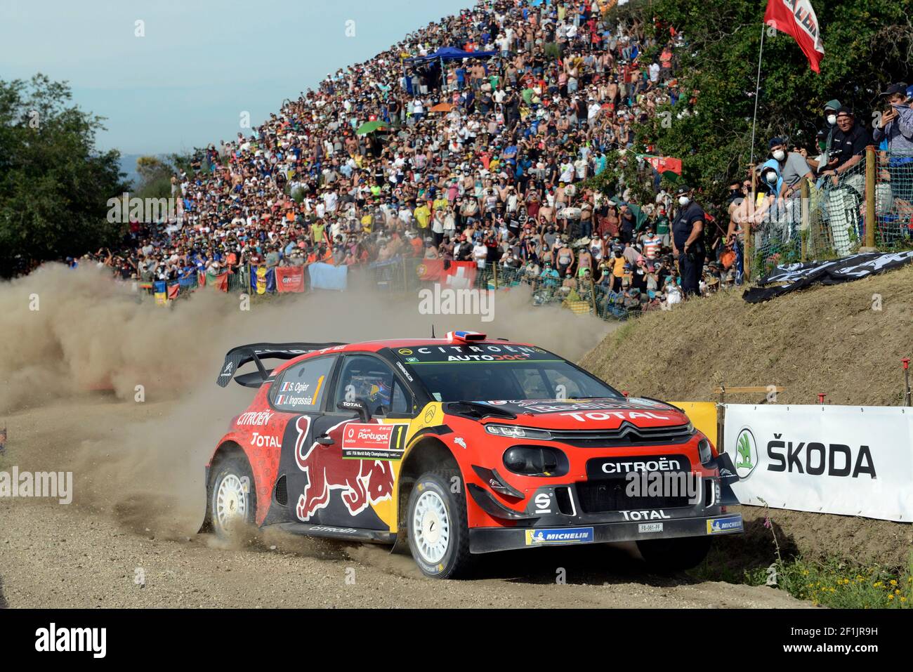 01 OGIER sebastien (FRA), INGRASSIA julien (FRA), CITROEN C3, WRC CITROEN TOTAL WRT, action ...