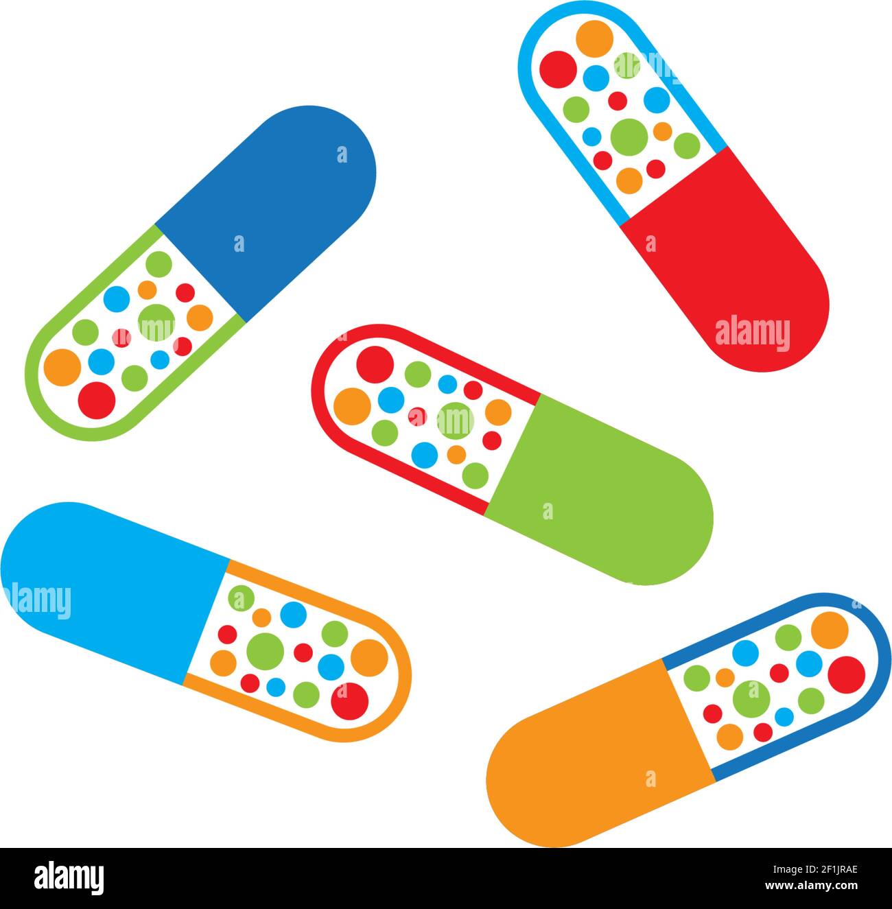 Drug logo template vector icon illustration design Stock Vector Image ...