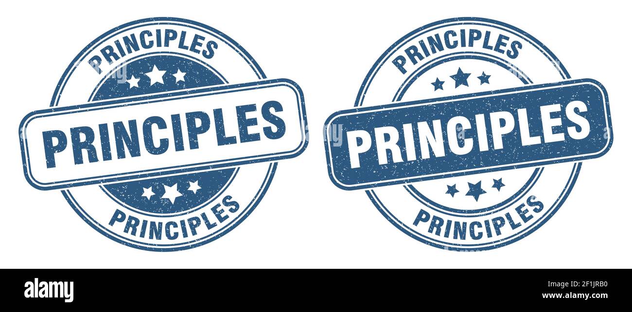 Principles rubber stamp hi-res stock photography and images - Alamy