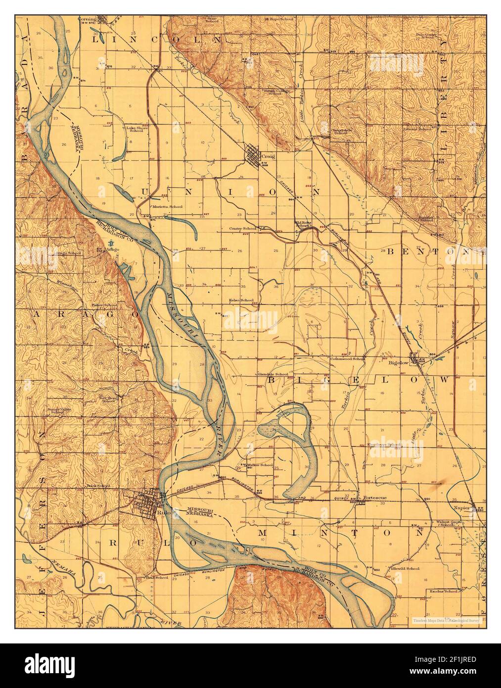 Map of craig Cut Out Stock Images & Pictures - Alamy