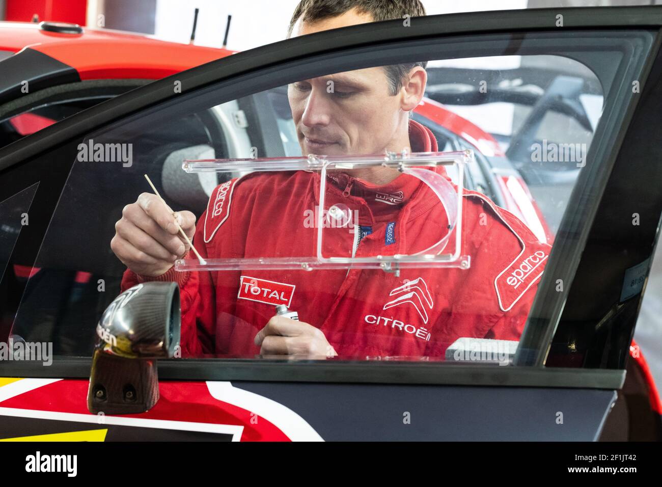 mecaniciens, mechanics during the 2019 WRC World Rally Car Championship ...