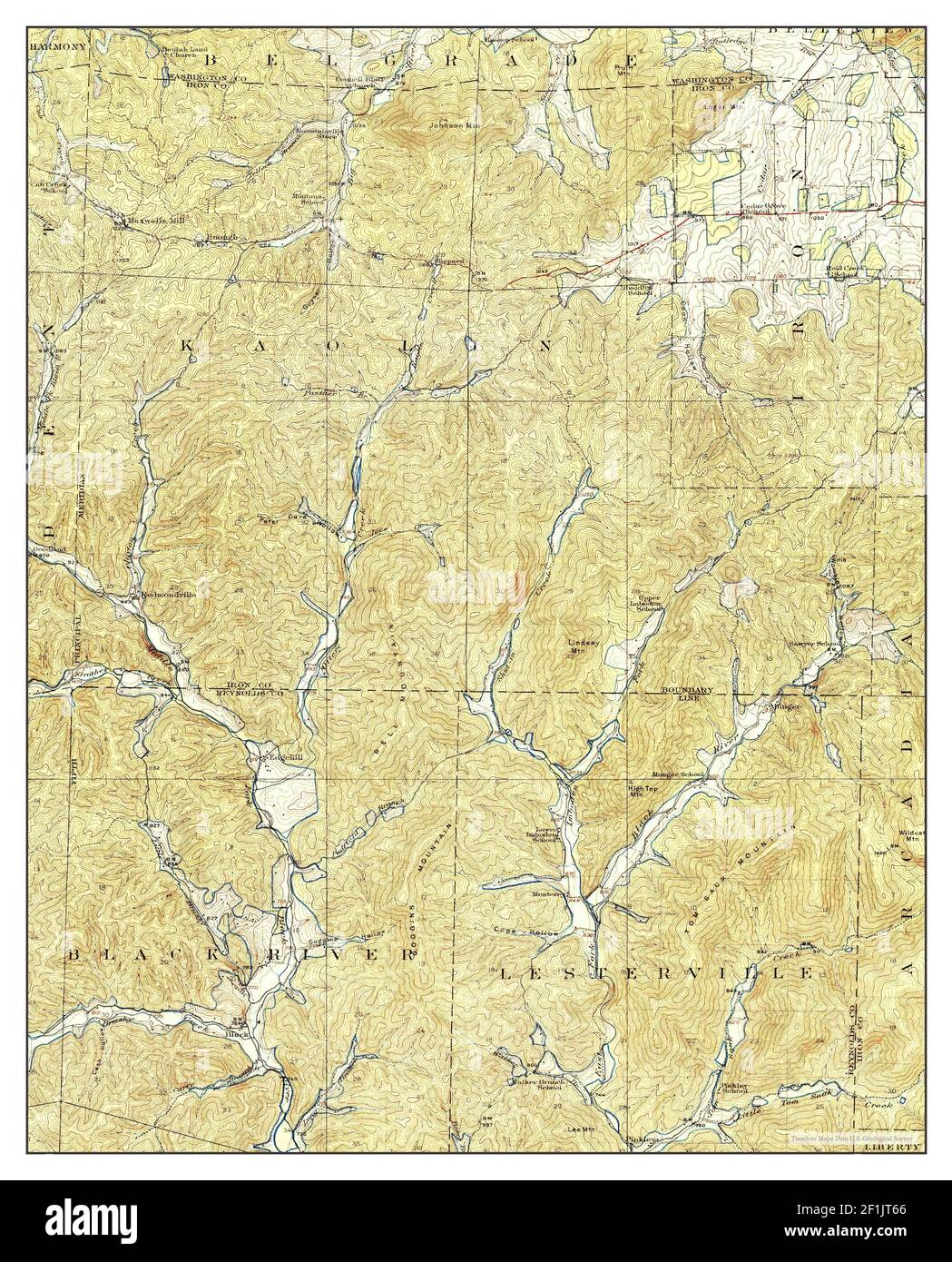 Edgehill, Missouri, map 1926, 1:62500, United States of America by ...