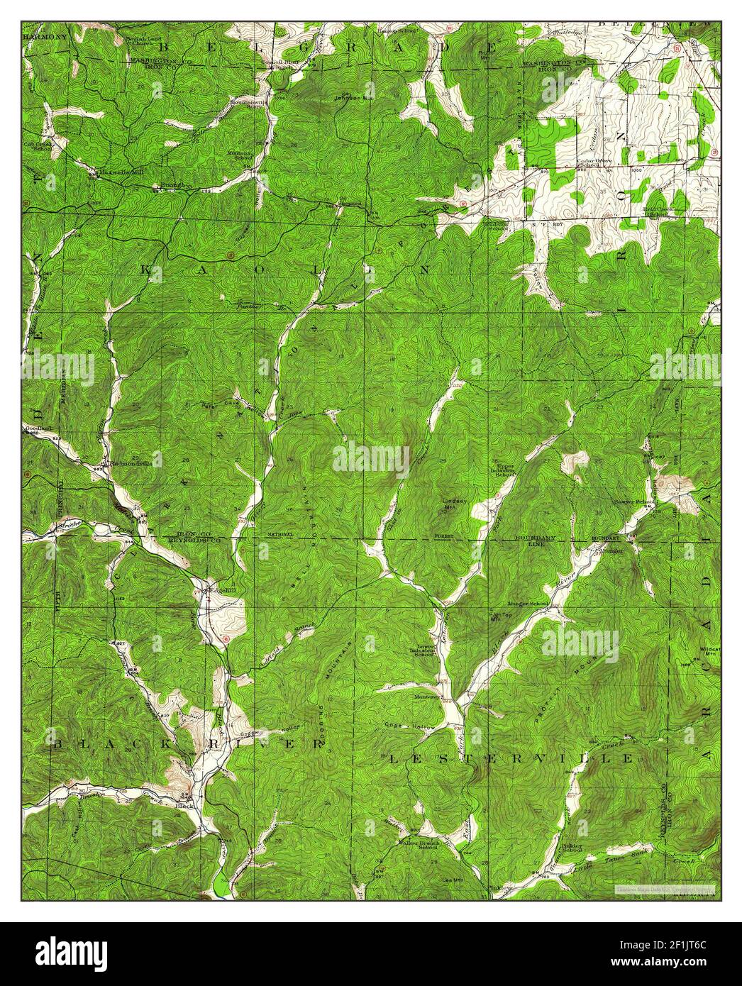 Edgehill, Missouri, map 1924, 1:62500, United States of America by ...