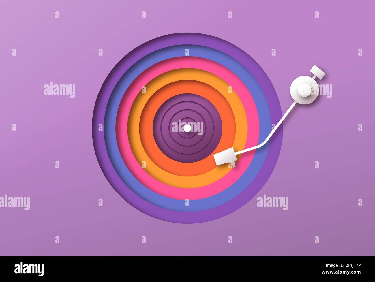 Record vinyl cutout Stock Vector Images - Alamy