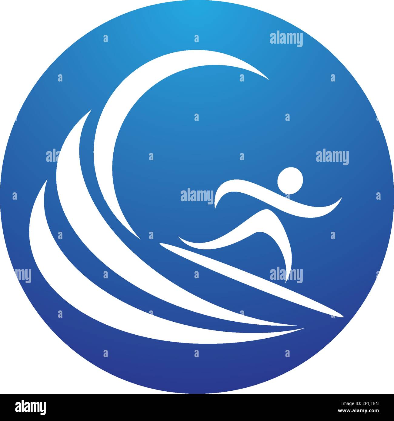 Surfing logo template vector icon illustration design Stock Vector ...