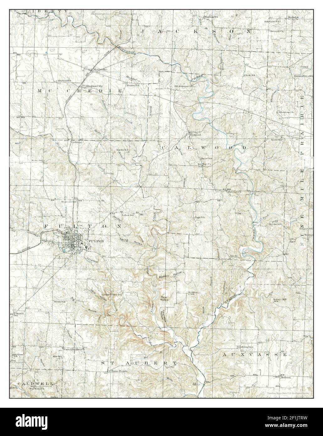 Fulton, Missouri, map 1928, 1:62500, United States of America by ...