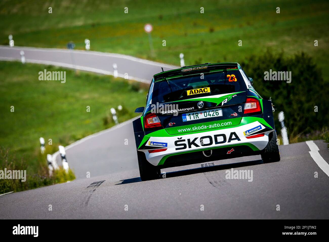23 KOPECKY jan (CZE), DRESLER pavel (CZE), SKODA FABIA R5 EVO R5, SKODA MOTORSPORT, action ...