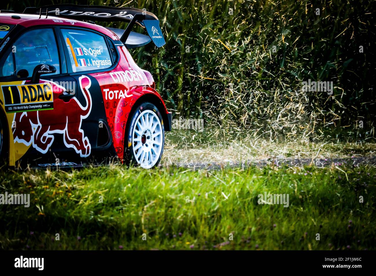 01 OGIER sebastien (FRA), INGRASSIA julien (FRA), CITROEN C3, WRC CITROEN TOTAL WRT, action ...