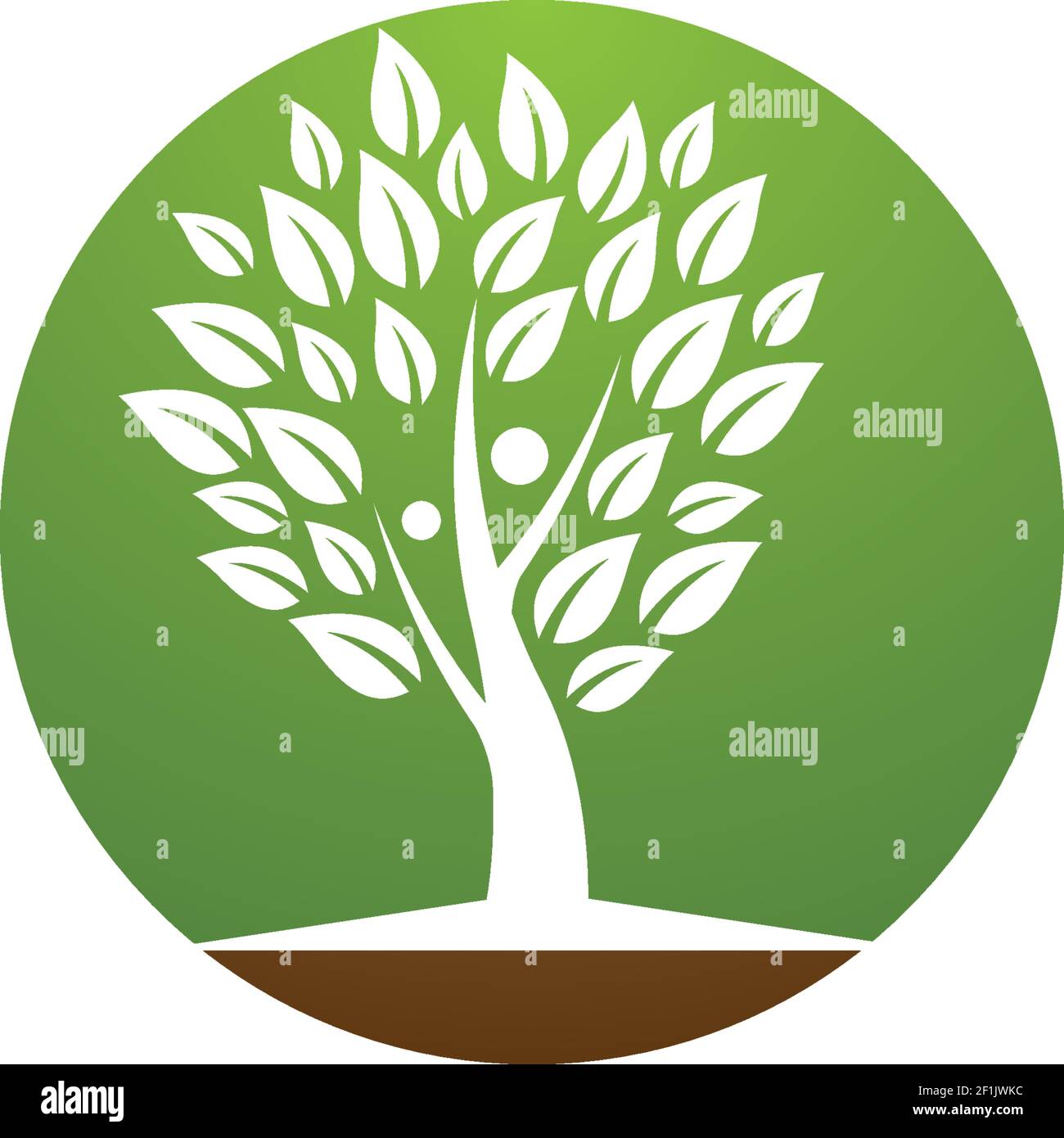 Tree logo template vector icon illustration design Stock Vector Image ...