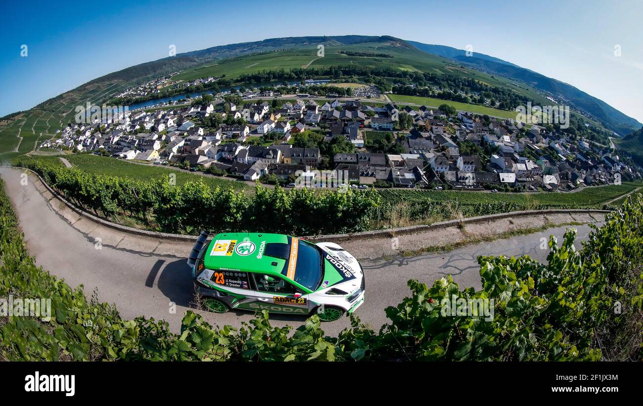23 KOPECKY jan (CZE), DRESLER pavel (CZE), SKODA FABIA R5 EVO R5, SKODA ...